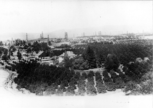 Aerial View of the George Key Ranch — Calisphere