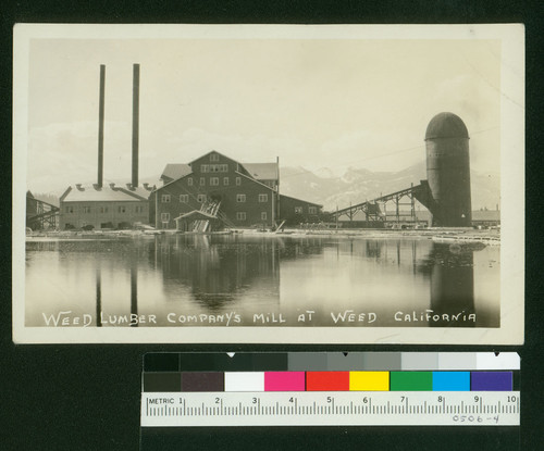 Weed Lumber Company's Mill at Weed, California — Calisphere