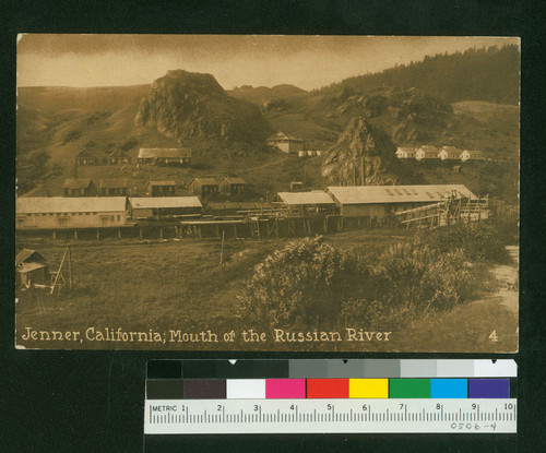 Jenner, California, Mouth of the Russian River — Calisphere