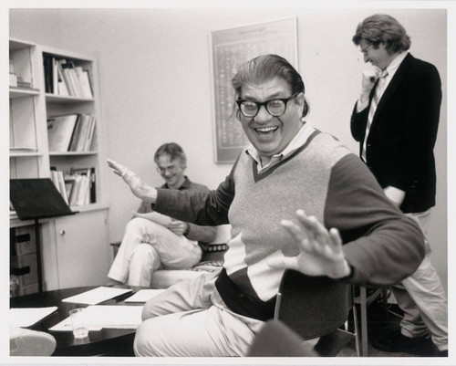 Photograph of Morton Feldman, composer — Calisphere