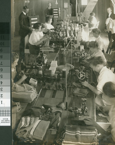[Photograph of female workers at Princeton Knitting Mills] — Calisphere