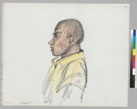 [recto]: 9/8/71 Ruchell Magee [with head shaved] — Calisphere