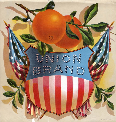 Crate label, "Union Brand." — Calisphere