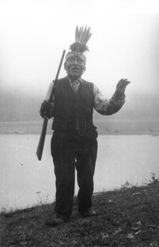 Requa: Captain Jack with a gun, full face — Calisphere