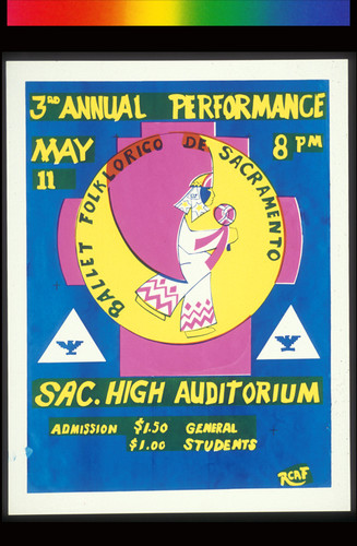 3rd Annual Performance, Announcement Poster for — Calisphere