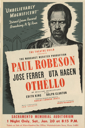 Paul Robeson as "Othello" — Calisphere