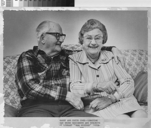 Edith and Harry Cook, 1977 — Calisphere
