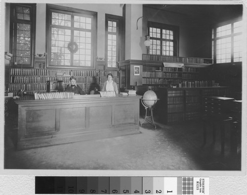 San Mateo Public Library - Reading Room - 1916 — Calisphere
