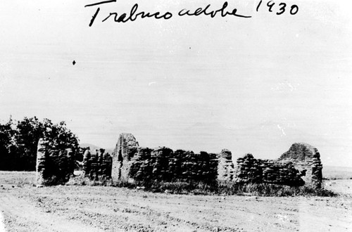 Trabuco Mesa Adobe on Rancho Canada de Los Alisos, 1930 — Calisphere