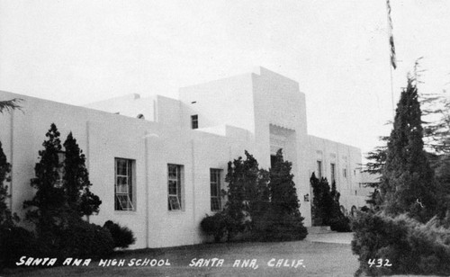 Santa Ana High School on 520 W. Walnut St — Calisphere