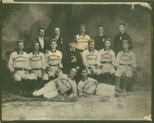 1885 Baseball team photo posed — Calisphere