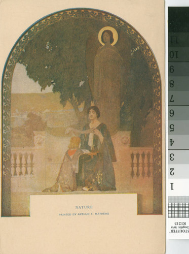 Nature [picture] / painted by Arthur F. Mathews — Calisphere