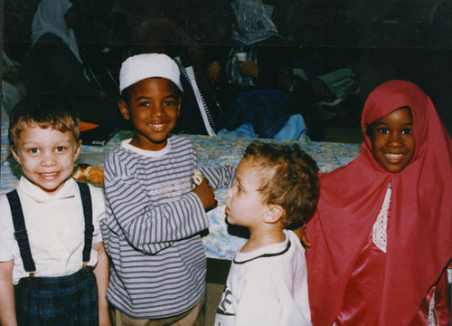 Four Children at the Islamic Society of Corona Norco — Calisphere