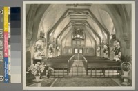Hull Undertaking Parlor. Berkeley. [Interior, with iron gate.] — Calisphere