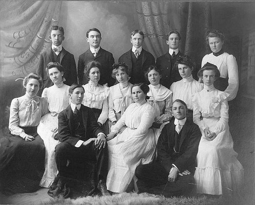 High School Graduation in Tulare County, Calif., 1890s — Calisphere