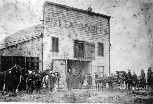 Pixley Stables, Pixley, Calif., Late 1800s — Calisphere