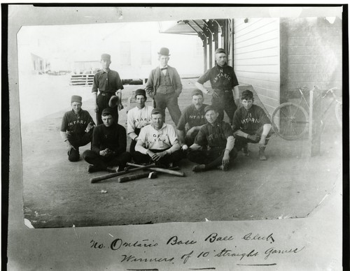 Upland Photograph Recreation and Sports baseball game — Calisphere