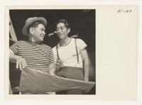 From left to right are Kay Hamatani and Roy Nikiado. These boys ...