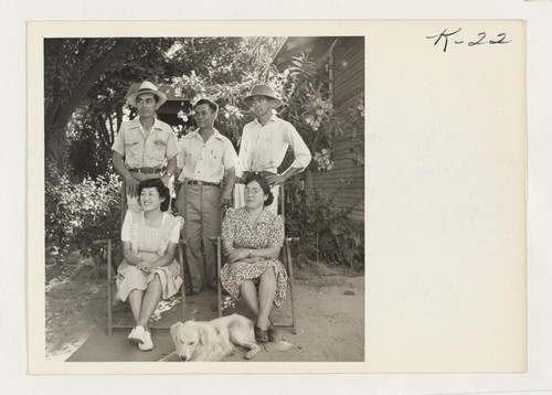 The Hashimoto family at their home at Rt. 1, Box 290, Winton ...