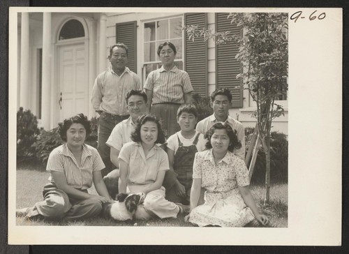Members of the Shibuya family are pictured at their home before ...