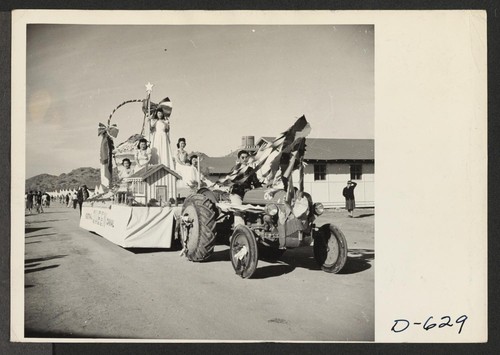 One of the floats in the Harvest Festival Parade which was held at this ...