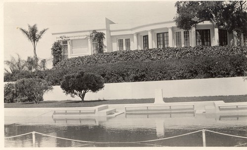 Pool at the Frederick Forrest Peabody Estate, Santa Barbara — Calisphere
