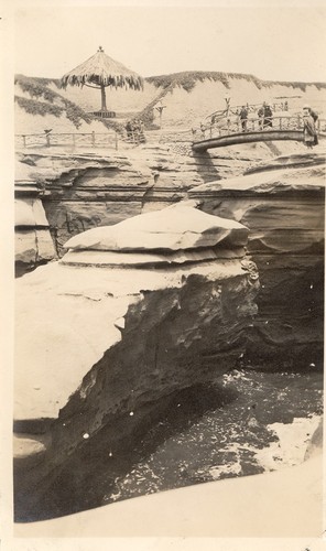 Peculiar treatment of cliffs near Point Loma — Calisphere