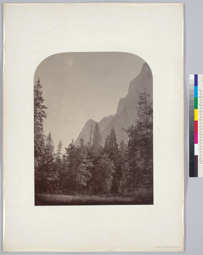 [Yosemite:] Outline of the Half Dome, 4967 feet — Calisphere