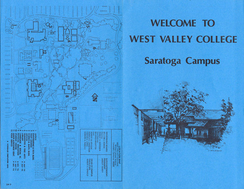 Saratoga West Valley College Campus Map Maps Of Skidmore College