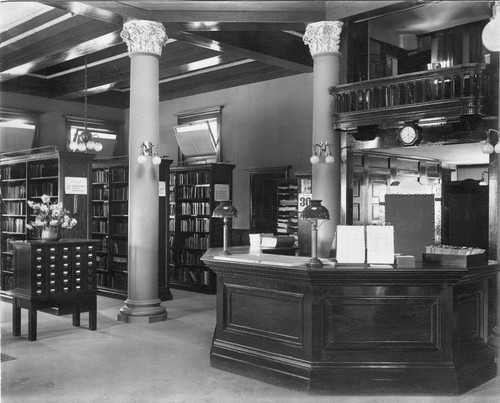 Interior of the Carnegie Library — Calisphere