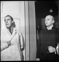 Military Hospital in Vaasa. Pastor Daniel Still [?] and Dr. Mons ...