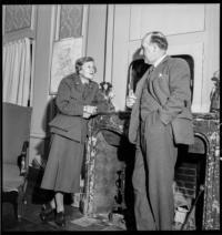 Dolan with Dr. [?] [Rose Dolan and man. Comite Americain de Secours ...