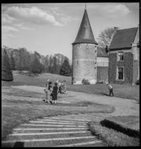 Vogue-Belgium 1940 [Solvay castle, Chateau de La Hulpe. Belgium. Solvay ...