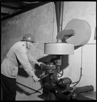 Fighting bomb fires. Ventilation — Calisphere