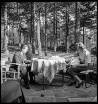 Vogue-Belgium 1940 [Solvay castle, Chateau de La Hulpe. Belgium. Solvay ...