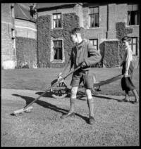 Vogue-Belgium 1940 [Solvay castle, Chateau de La Hulpe. Belgium. Solvay ...