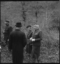 Bellac. Miss M at sawmill [Anne Morgan and Rose Dolan with Prefect of ...
