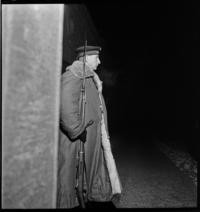 Navy Sentry [Soldiers at guard station] — Calisphere