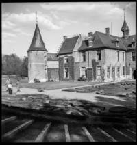 Vogue-Belgium 1940 [Solvay castle, Chateau de La Hulpe. Belgium ...