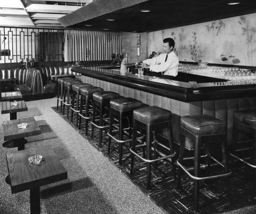 Bar at Moongate Restaurant — Calisphere