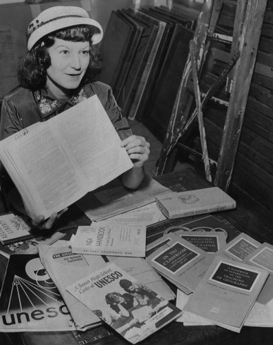 Miss Florence Fowler Lyons on Communist infiltration — Calisphere