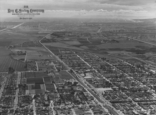 Compton, an aerial view — Calisphere