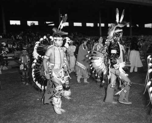 Child performers at the All American Indian Week at Wrigley Field ...
