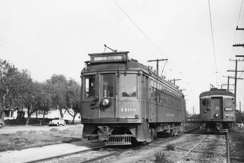 Monrovia-Glendora Pacific Electric car — Calisphere