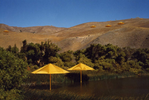 Christo Umbrella Project, 1991 — Calisphere