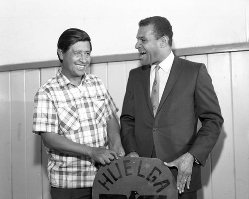 Billy Mills and Cesar Chavez — Calisphere