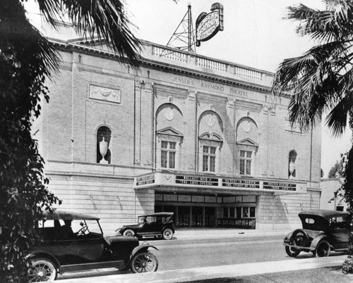 Exterior, Jensen's Raymond Theatre — Calisphere