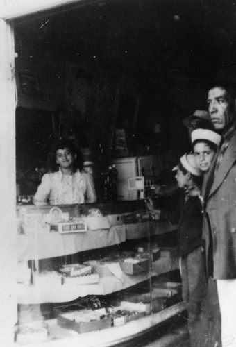 At malt shop — Calisphere