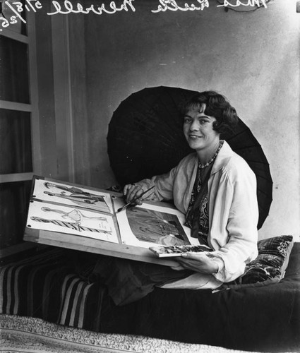 Ruth Merrill painting — Calisphere