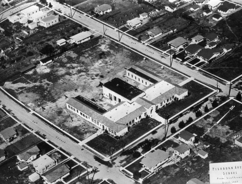 Fishburn Avenue School aerial — Calisphere